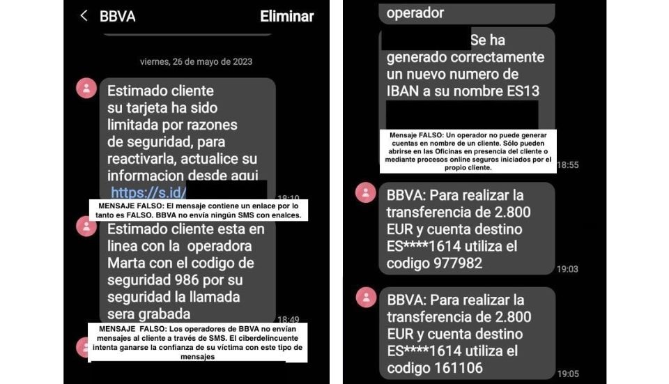 Alerta de fraude: suplantación de BBVA a través de SMS y llamadas telefónicas | BBVA